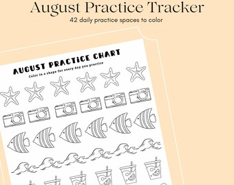 November Practice Tracker | November Chart | Music Tracker | Practice ...