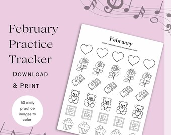 November Practice Tracker | November Chart | Music Tracker | Practice ...