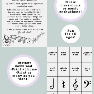 Music Matching Game | Music Games | Fun Games | Music Symbols | Music ...