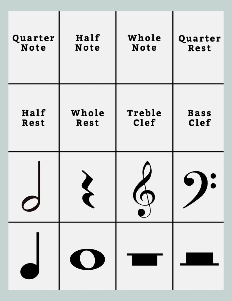 Music Matching Game | Music Games | Fun Games | Music Symbols | Music ...