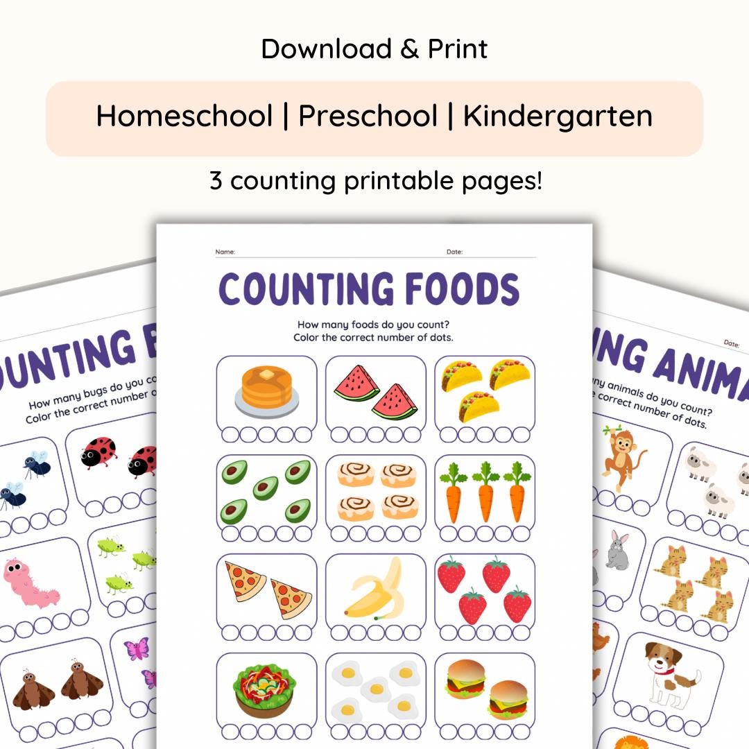 Kids Printables | Homeschool | Preschool | Kindergarten | Learning ...