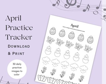 November Practice Tracker | November Chart | Music Tracker | Practice ...