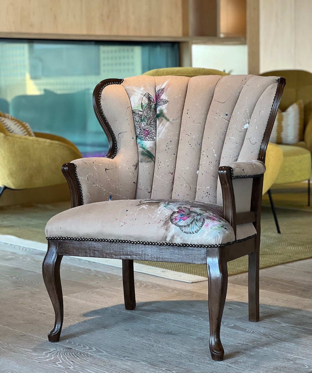 Hand Painted, Unique Chair. - Etsy