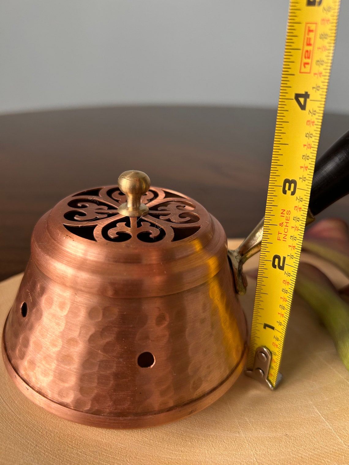 Hammered Copper Censer Copper Incense Holder Incense Burner - Etsy