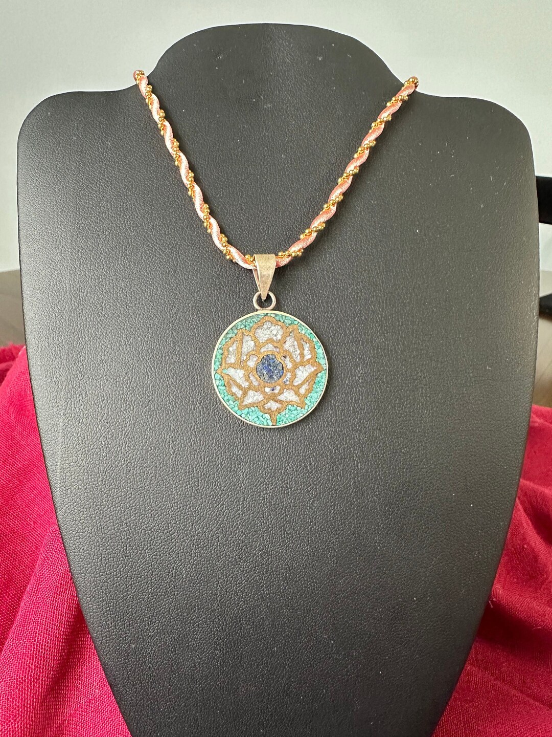 Enamel Pendant, Champleve, Silver, Cloisonne, Handmade. - Etsy