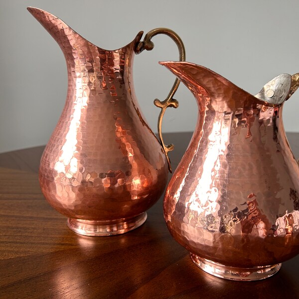 Copper Pitcher - Etsy