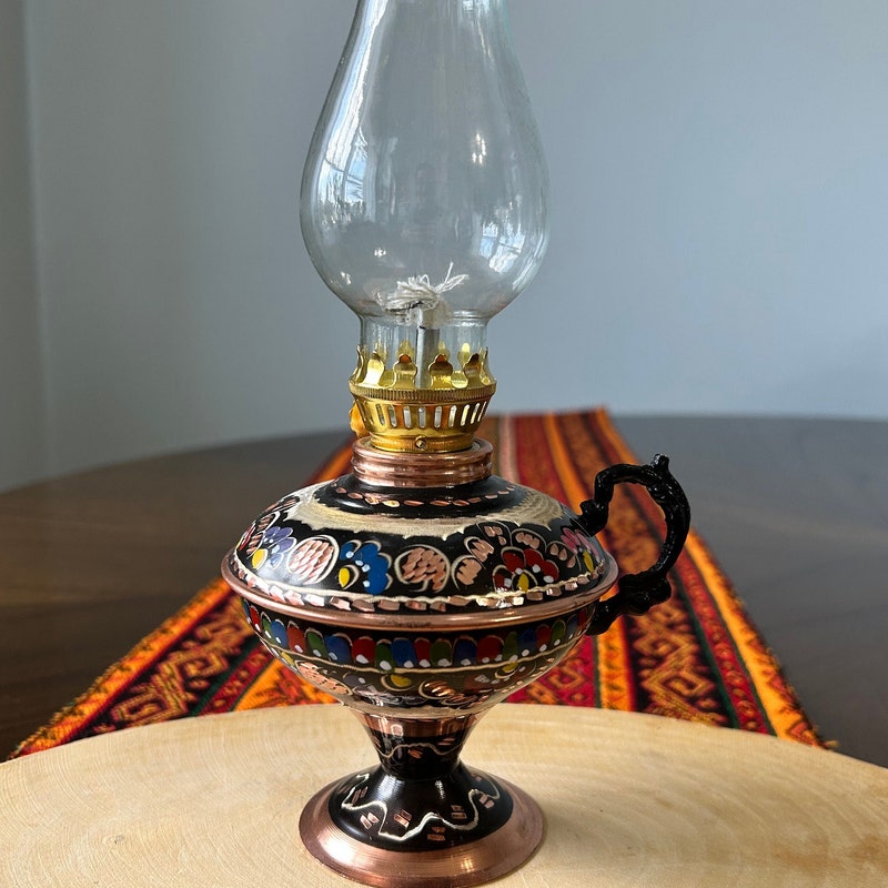 Oil Lamp With Handle - Etsy