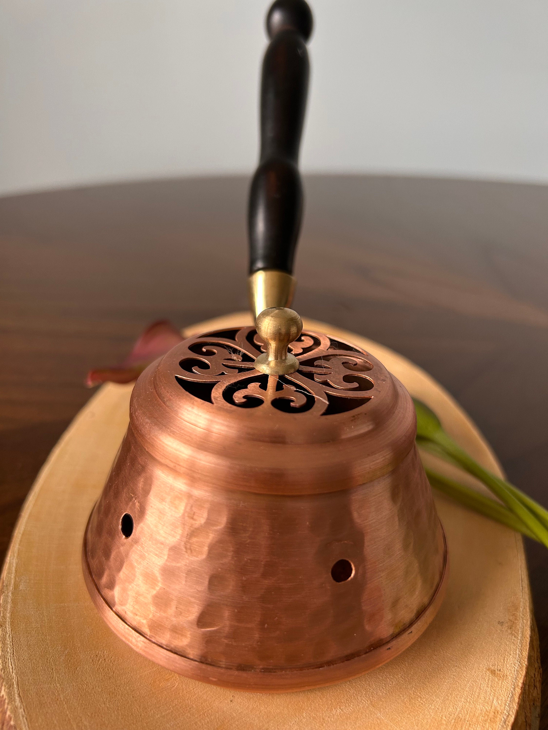 Hammered Copper Censer Copper Incense Holder Incense Burner - Etsy