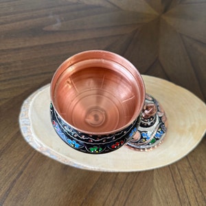 Copper Bowl Inlaid With Lid, Handmade, Sugar Bowl, Candy Bowl, Nuts ...