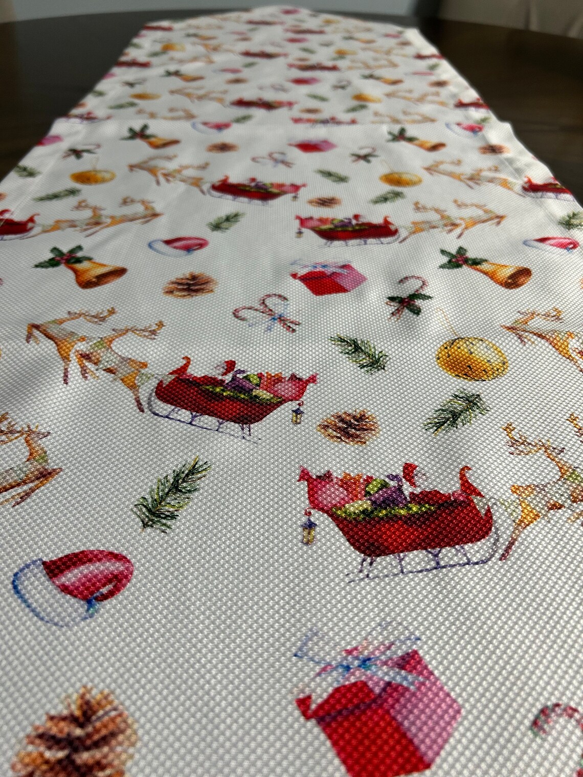 Christmas Table Runner Handmade Christmas Decoration - Etsy