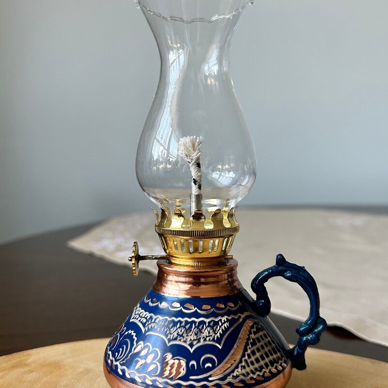 Oil Lamp With Handle - Etsy