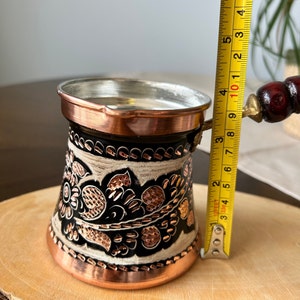Copper Coffee Pot, Traditional Coffee Pot, Cezve, Handmade Engraved ...