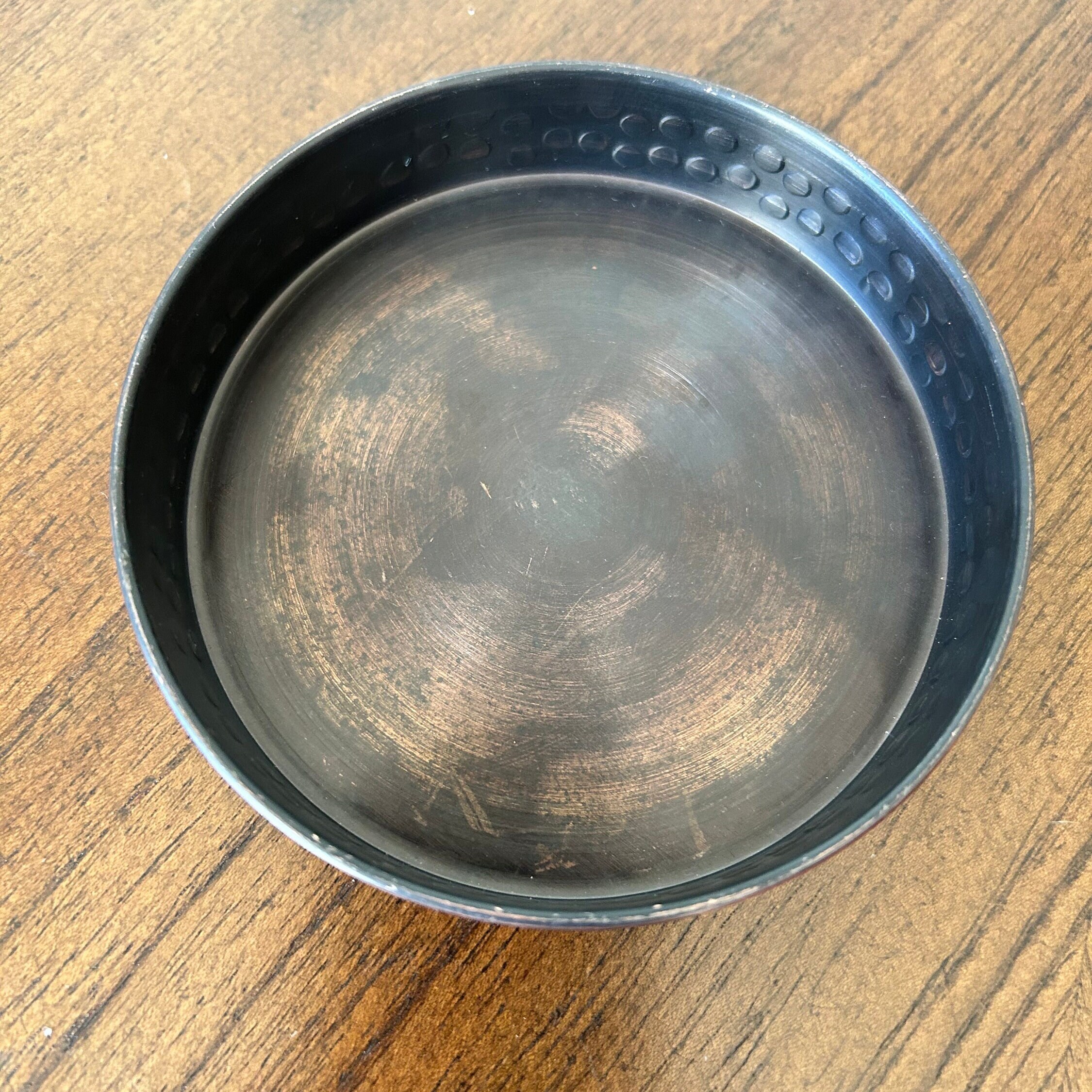 Hammered Copper Bowl, Utility Bowl, Sugar Bowl, Key Bowl, Handmade in ...