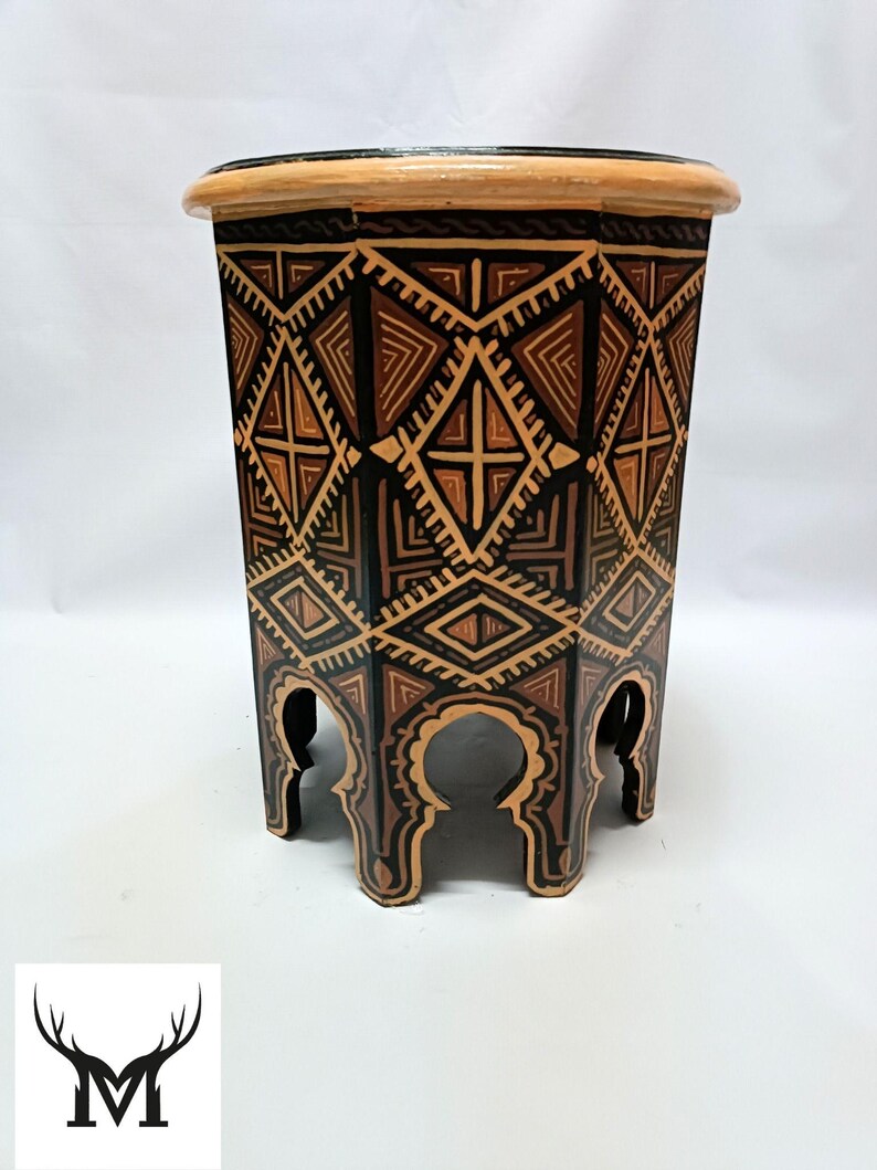 Moroccan Table Top, Moroccan Coffee Table, Handmade Table, Roud Tea ...