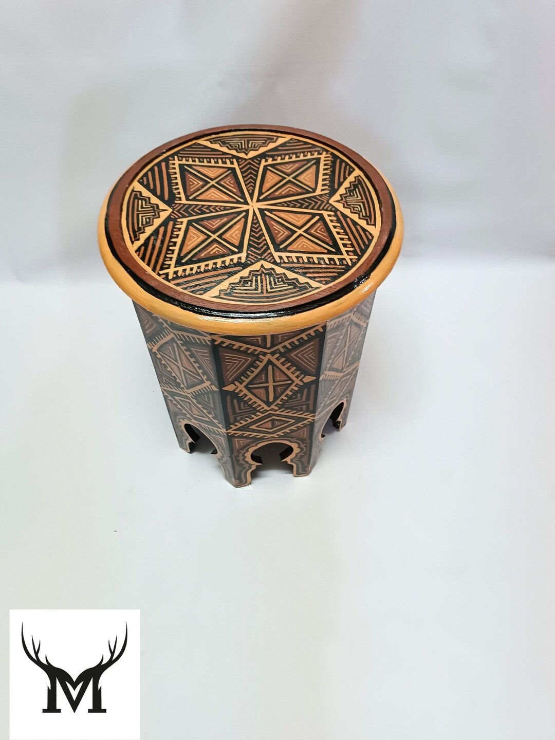 Moroccan Table Top, Moroccan Coffee Table, Handmade Table, Roud Tea ...