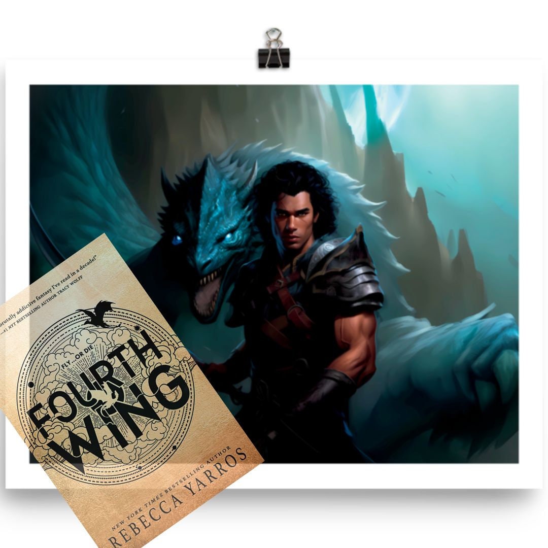 Fourth Wing Xaden Riorson Art Print/ Poster - Etsy