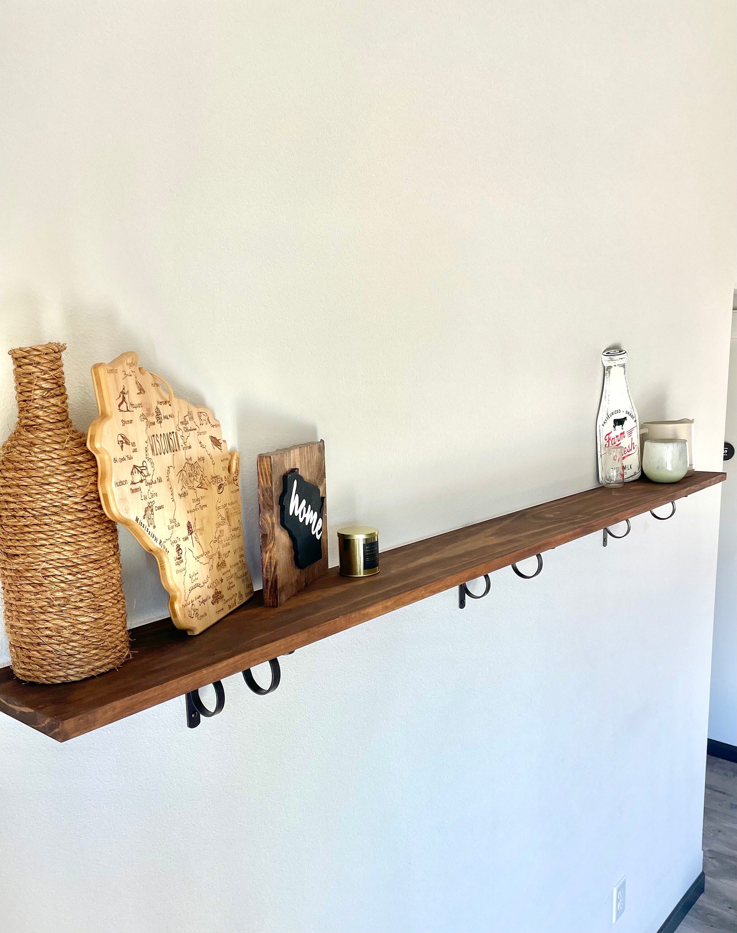 Custom Rustic Shelf - Etsy