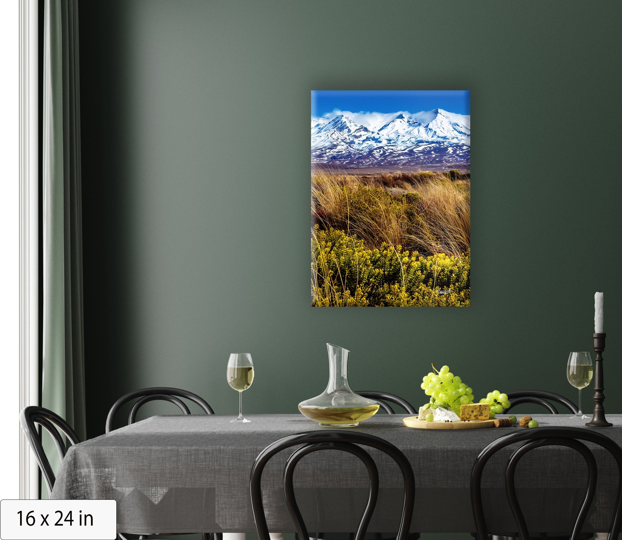 Mt Ruapehu, N.island, New Zealand. Digital Art - Wall Decor for Home ...