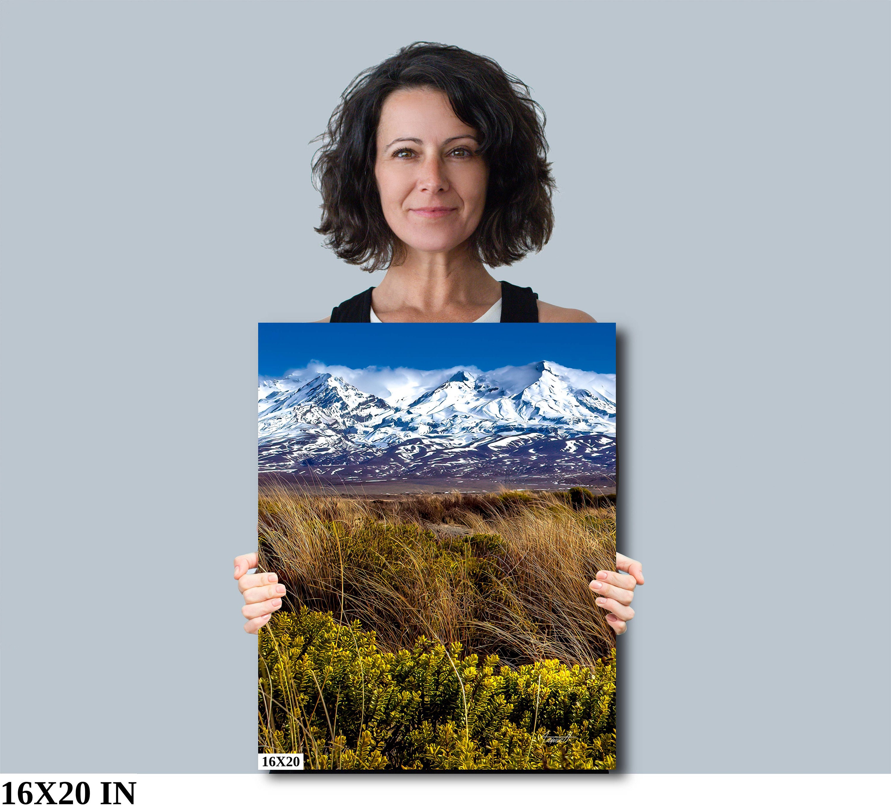 Mt Ruapehu, N.island, New Zealand. Digital Art - Wall Decor for Home ...