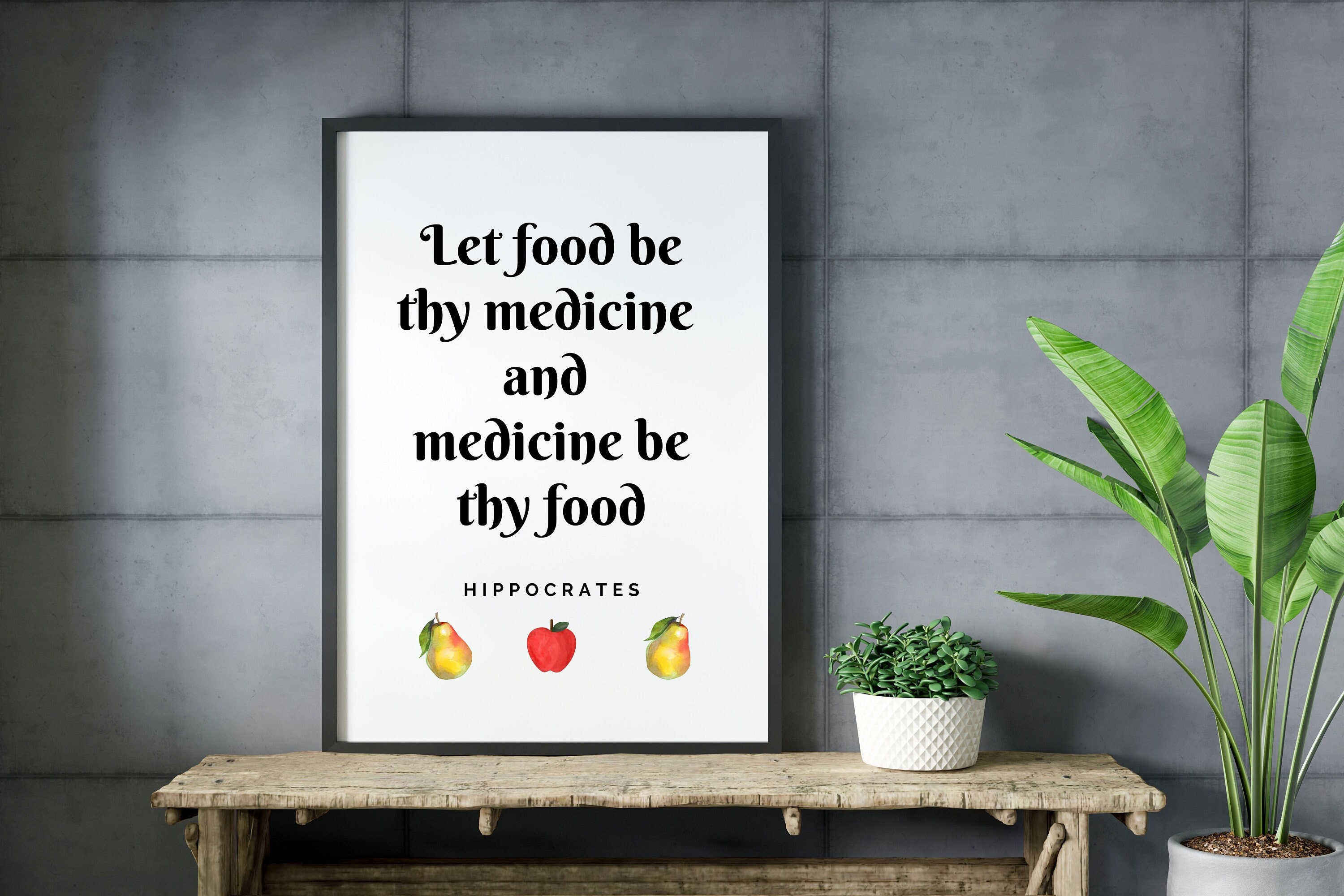 Food Be Thy Medicine Hippocrates