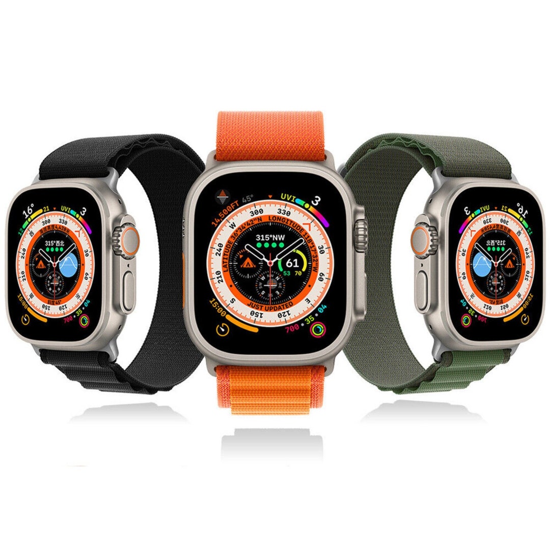 Nylon Alpine Loop Watch Band Strap for Apple Watch Ultra 8/7/6/SE/5/4 ...