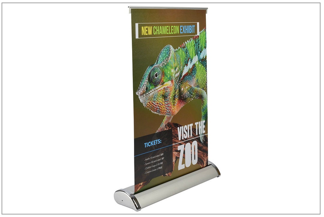 Table-top Banner Stand | Physical Retractable Banner Stand | 11.5"x17.5 ...