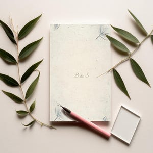 Minimalist Writing Papers Set, Printable Stationery, Craft Art, Five ...