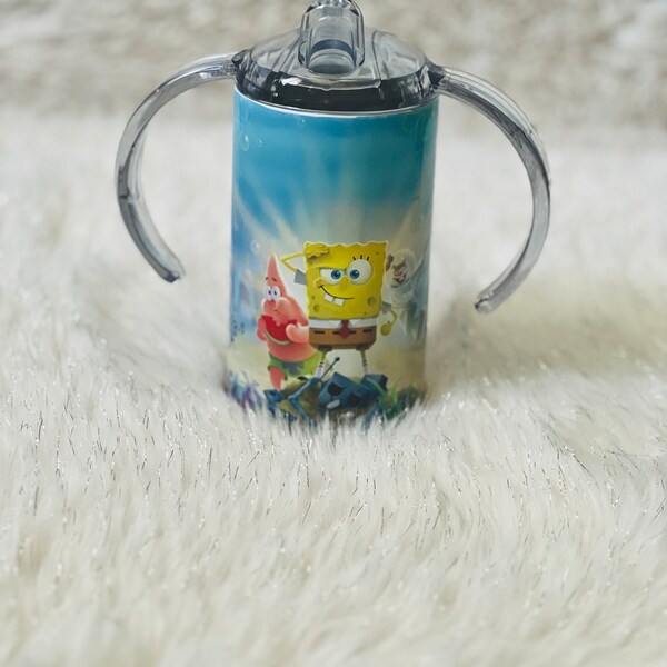 Spongebob Sippy Cup Cup - Etsy