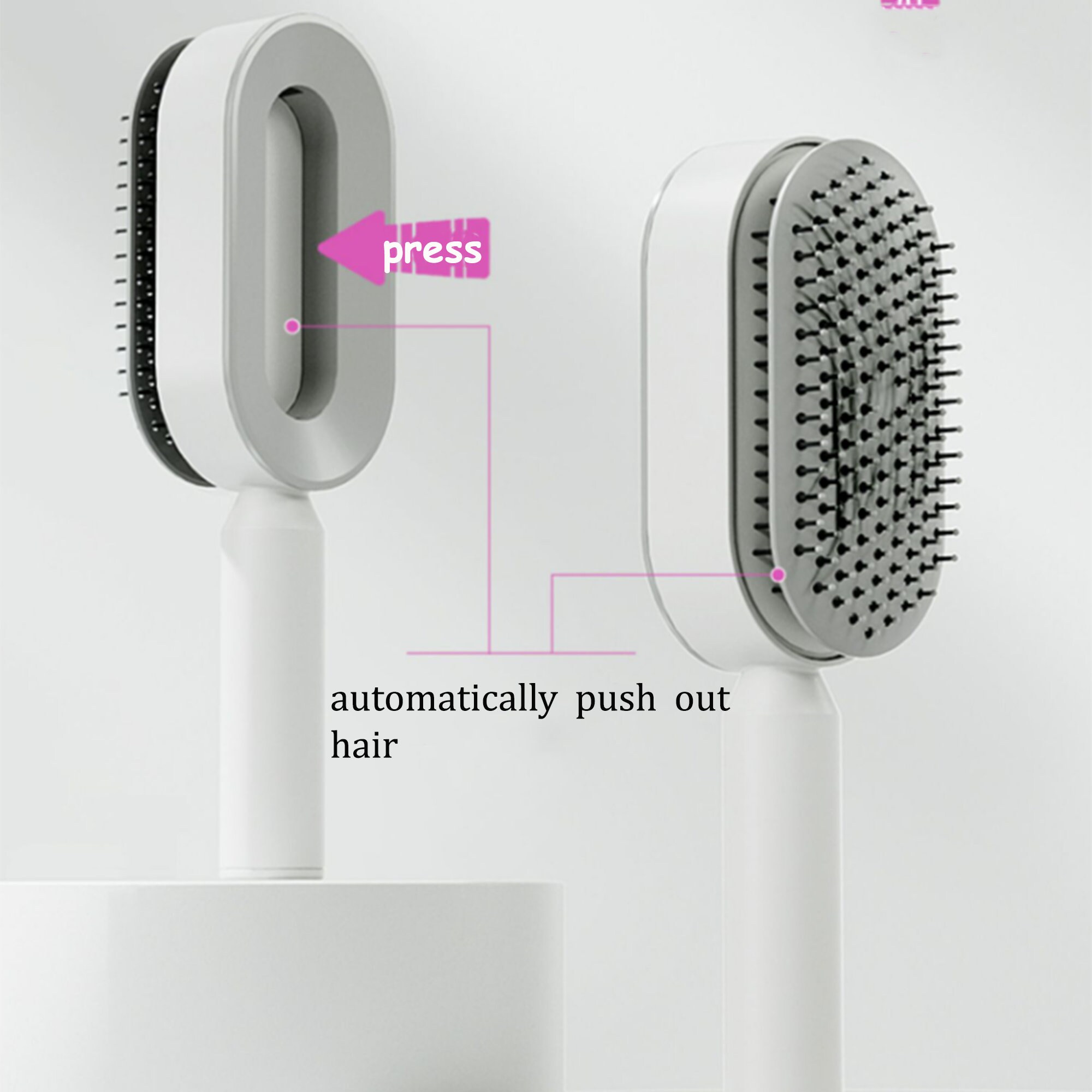 Auto-clean Hair Comb Airbag Comb Hair Brush Massage Comb Hair Comb ...
