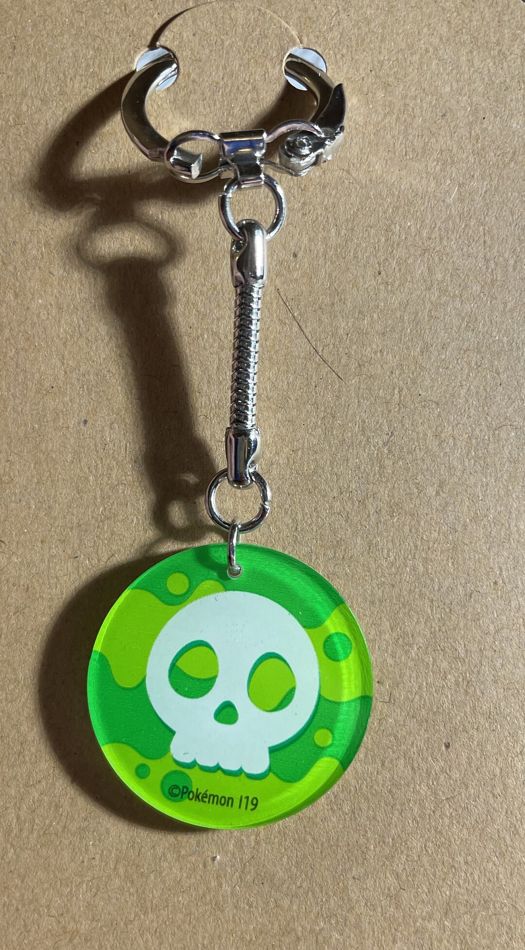 Pokémon Poison Keychain Poison Poison Token Status Token - Etsy