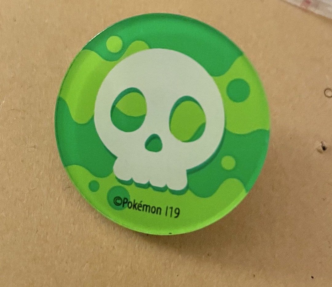 Pokémon Poison Pin Poison Poison Token Status Token - Etsy