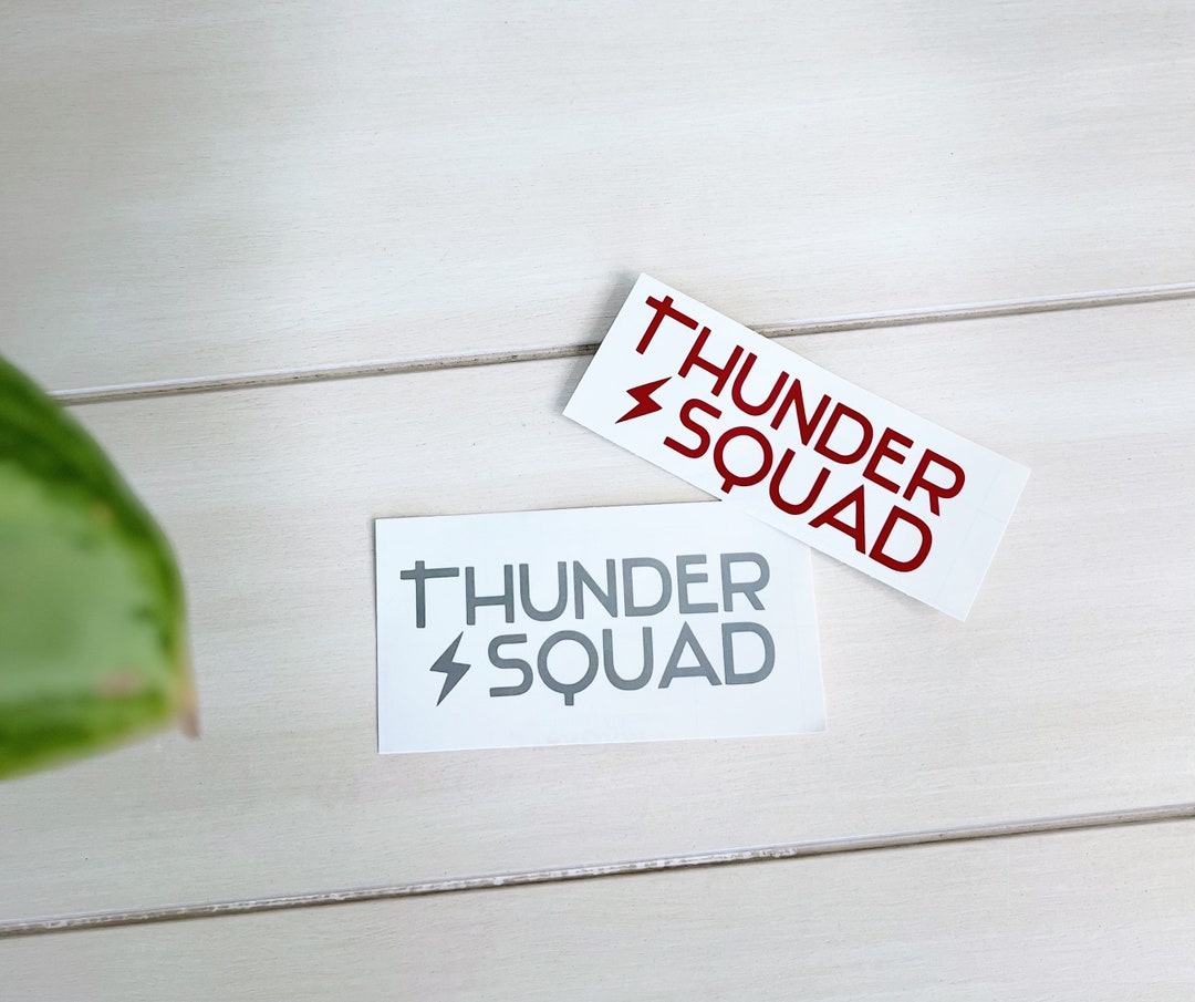 Thunder Squad Sticker Decal | Thunder 45 Sticker | Adrian Williams ...