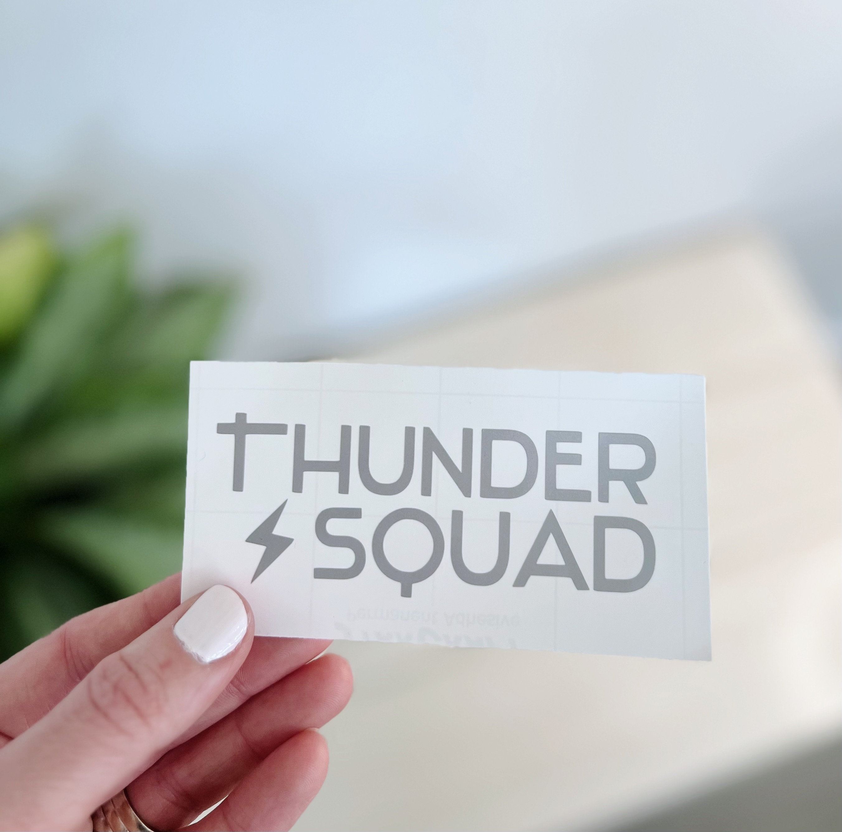 Thunder Squad Sticker Decal Thunder 45 Sticker Adrian - Etsy