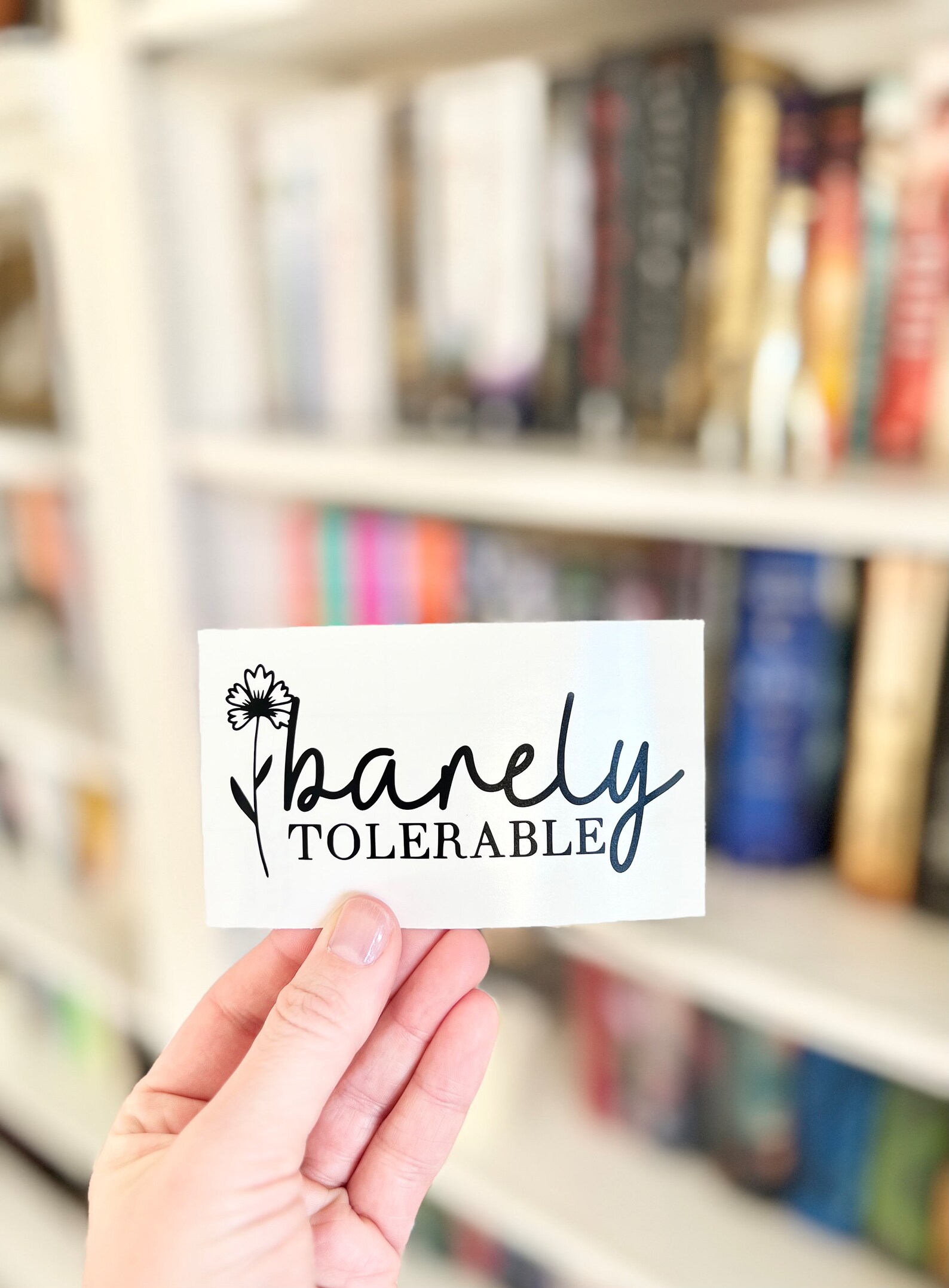 Barely Tolerable Pride and Prejudice Sticker Decal Bookish - Etsy