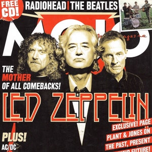 Mojo, the Music Magazine ... Led Zeppelin, PLUS CD - December, 2007. - Etsy