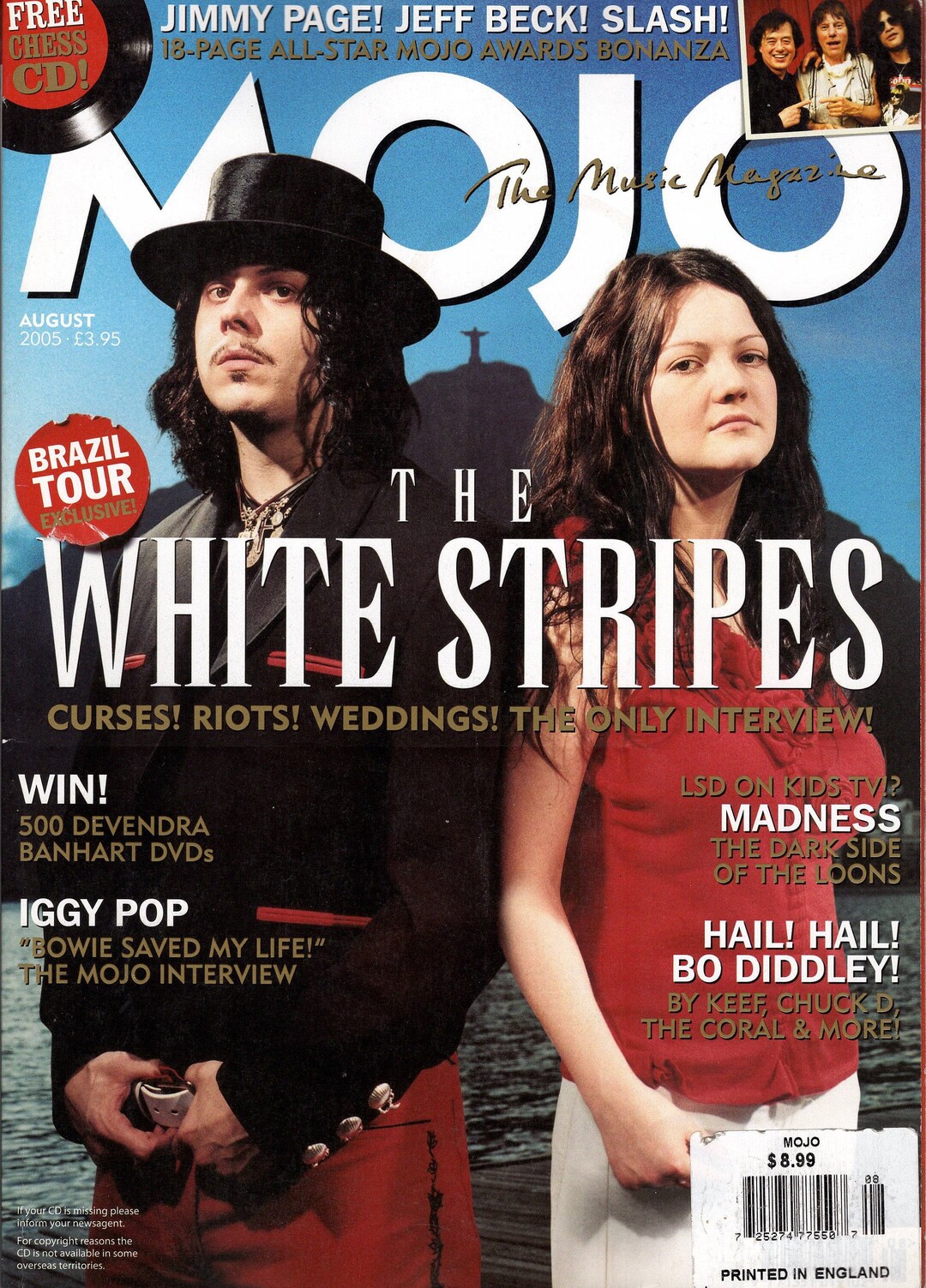 Mojo, the Music Magazine ... White Stripes - August, 2005 - Etsy