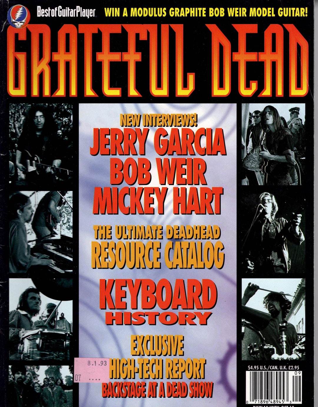Magazine ... Best of Guitar Player - Grateful Dead, 1993? - Etsy
