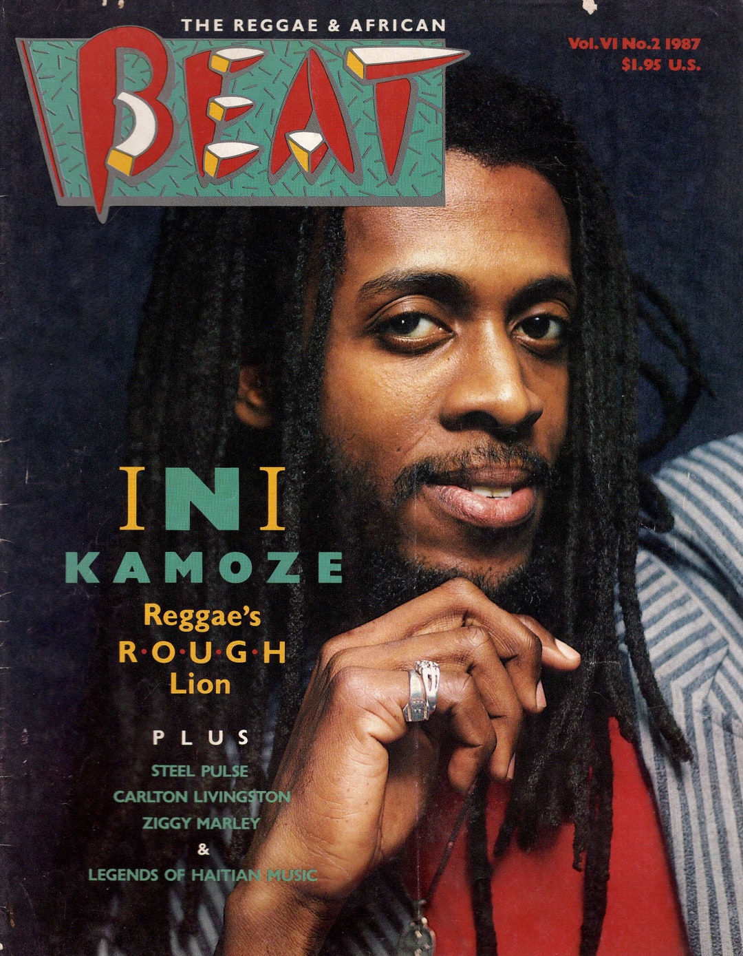 The Beat ... the Reggae & African ... Vol. VI. No. 2, 1987. - Etsy