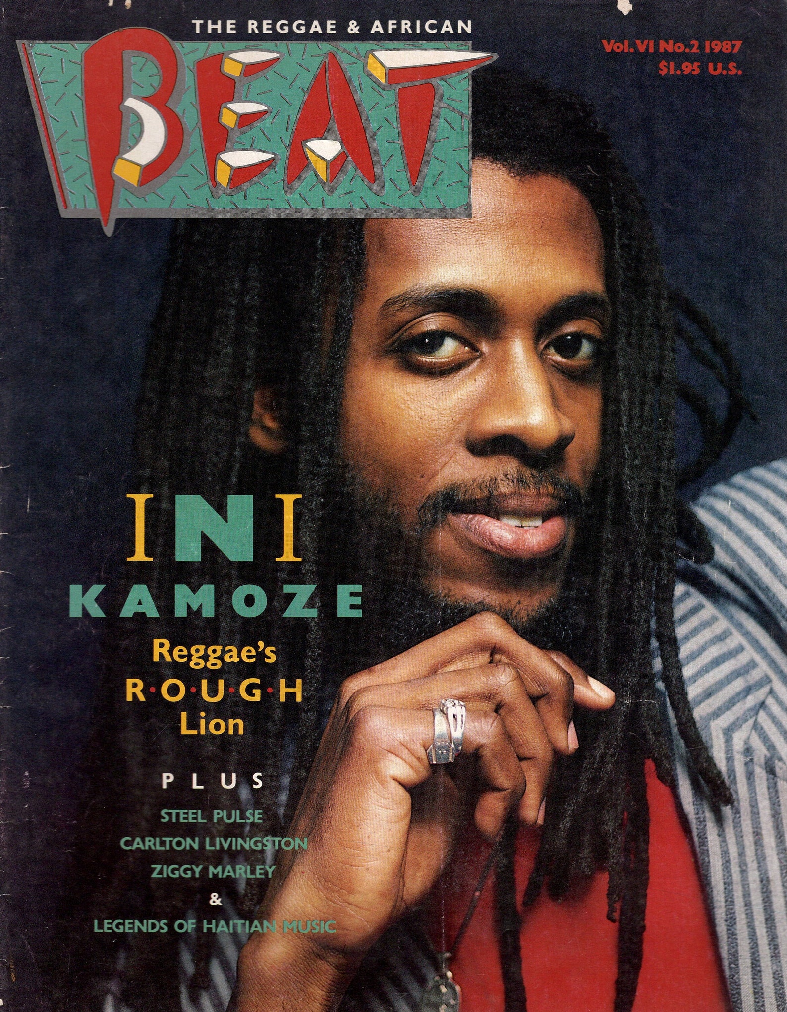 The Beat ... the Reggae & African ... Vol. VI. No. 2, 1987. - Etsy