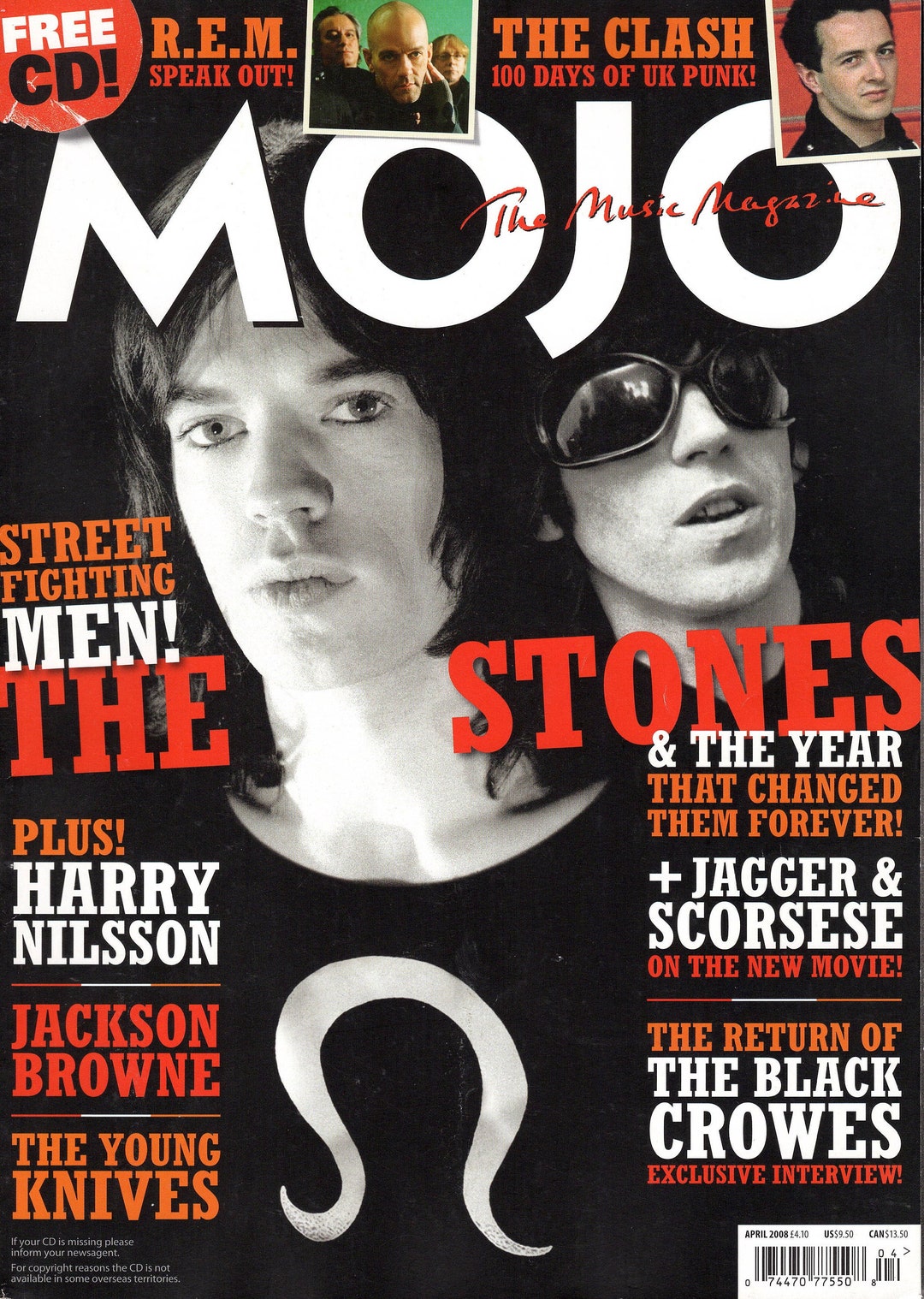 Mojo, the Music Magazine ... the Stones April, 2008 - Etsy