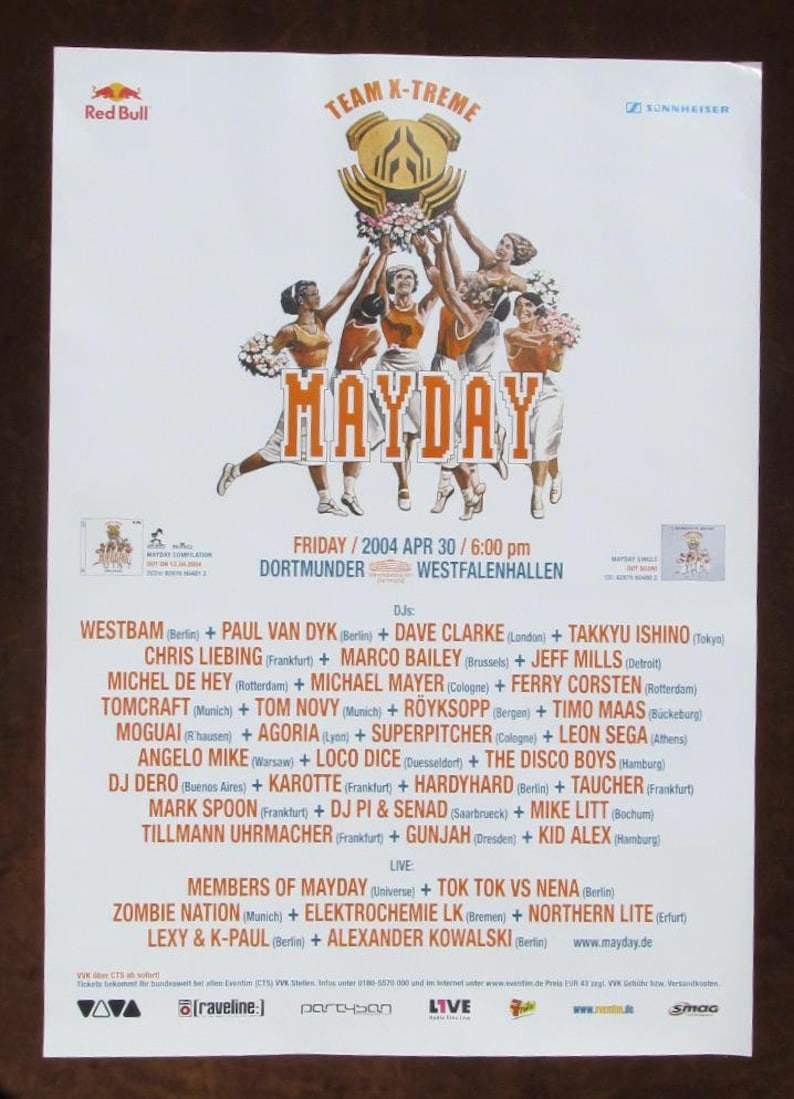 Very Large Mayday Sonic Empire Poster ... Team X-treme ... Dortmund ...