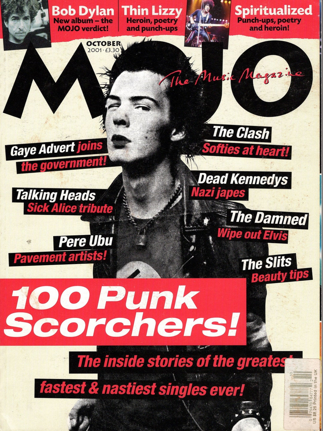 Mojo, the Music Magazine ... 100 Punk Scorchers. October, 2001. - Etsy