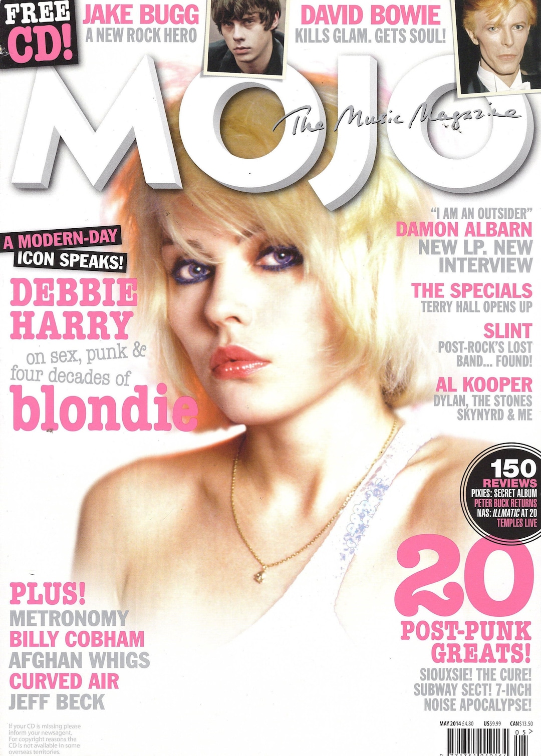 Mojo, the Music Magazine ... Debbie Harry & Blondie, PLUS CD - May ...