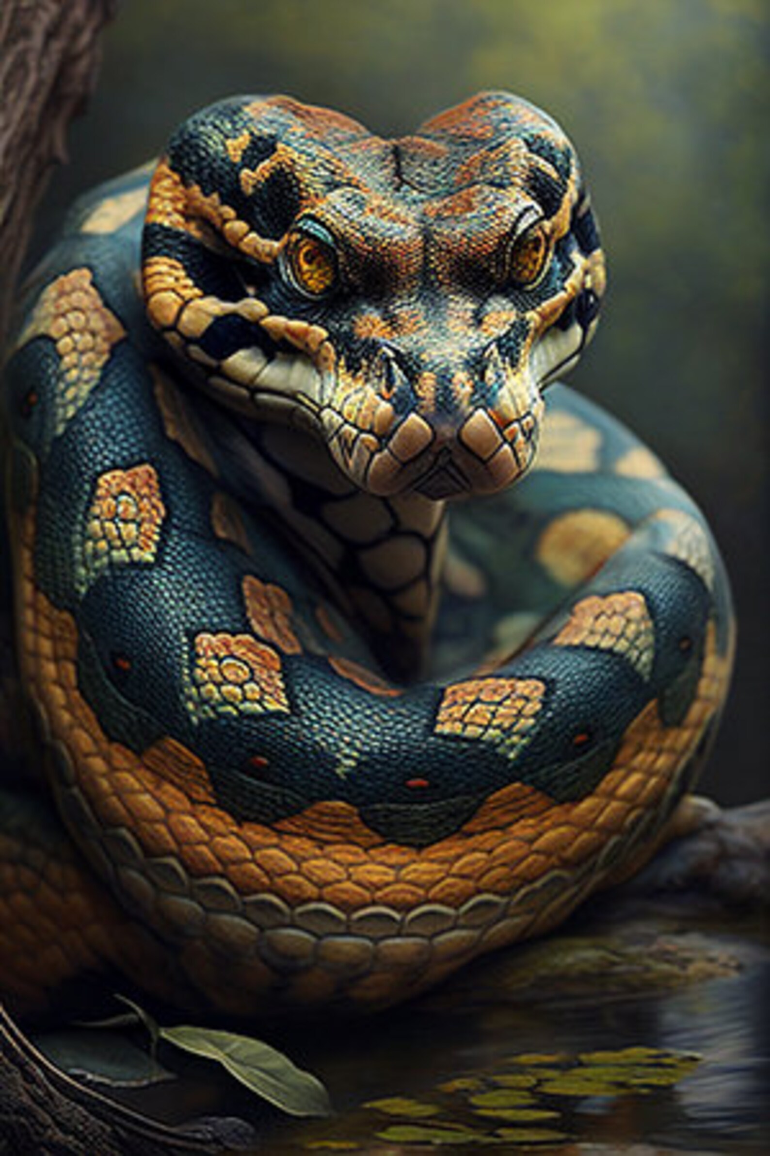 Python Digital Download Poster Art - Etsy