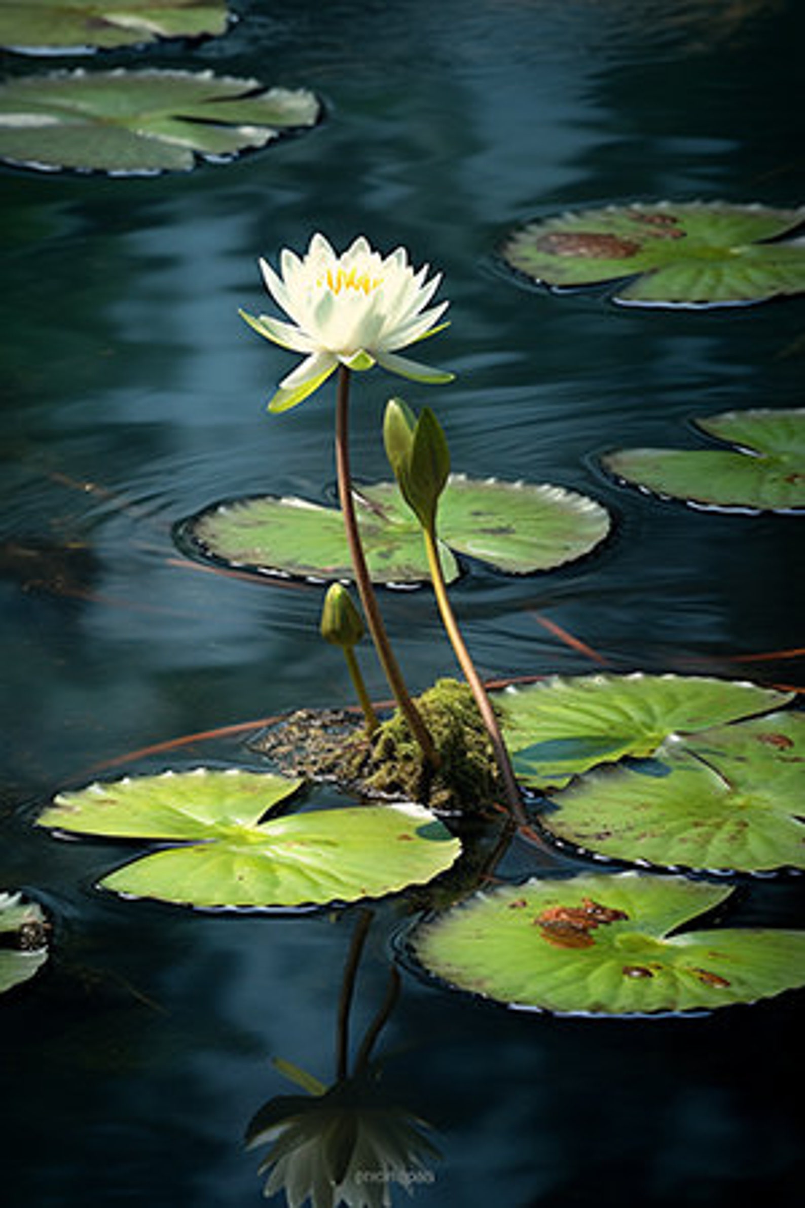 Lily Pad Digital Download Poster Art - Etsy