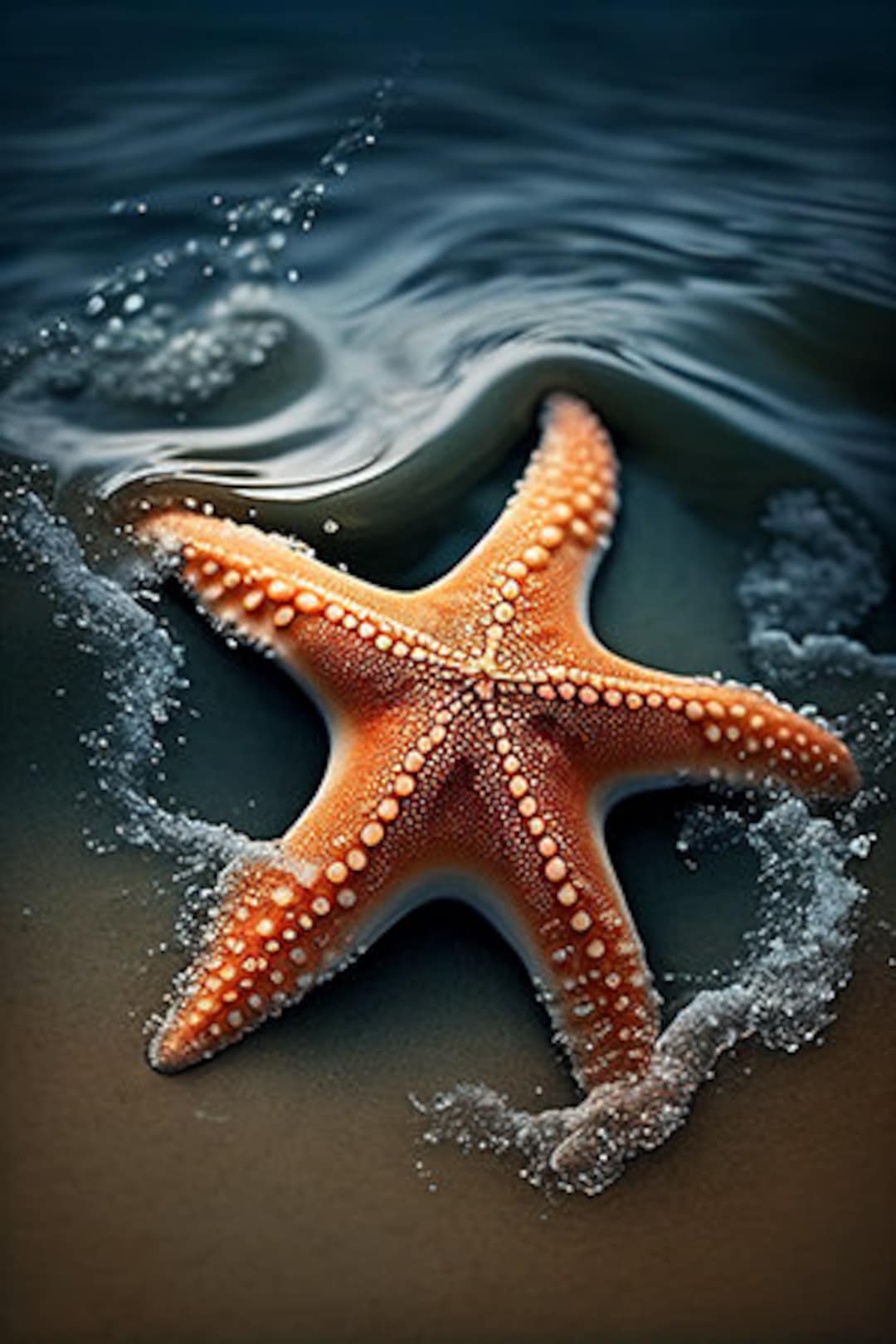 Starfish Digital Download Poster Art - Etsy