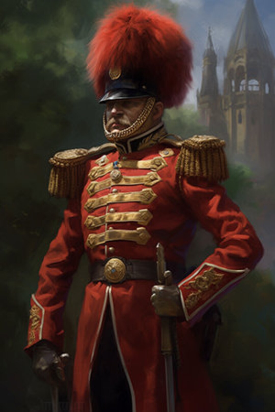 Royal Guard Digital Download Poster Art - Etsy