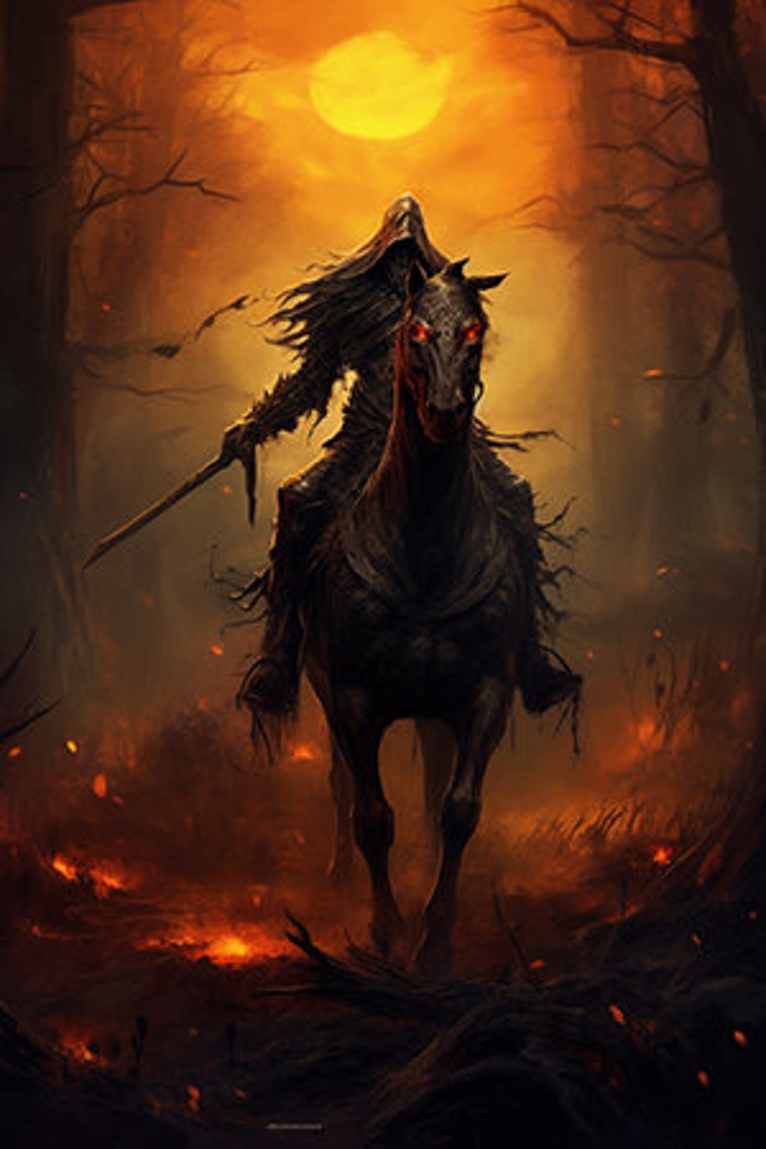 Hell's Knight Digital Download Poster Art - Etsy