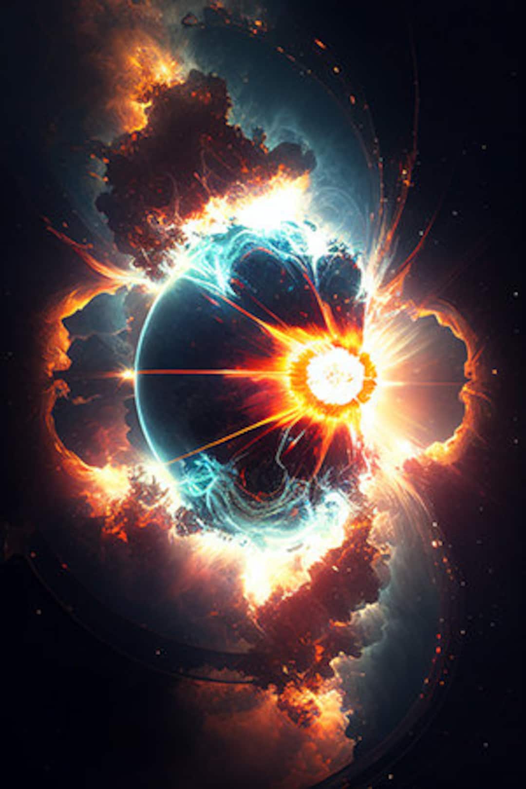 Supernova Digital Download Poster Art - Etsy