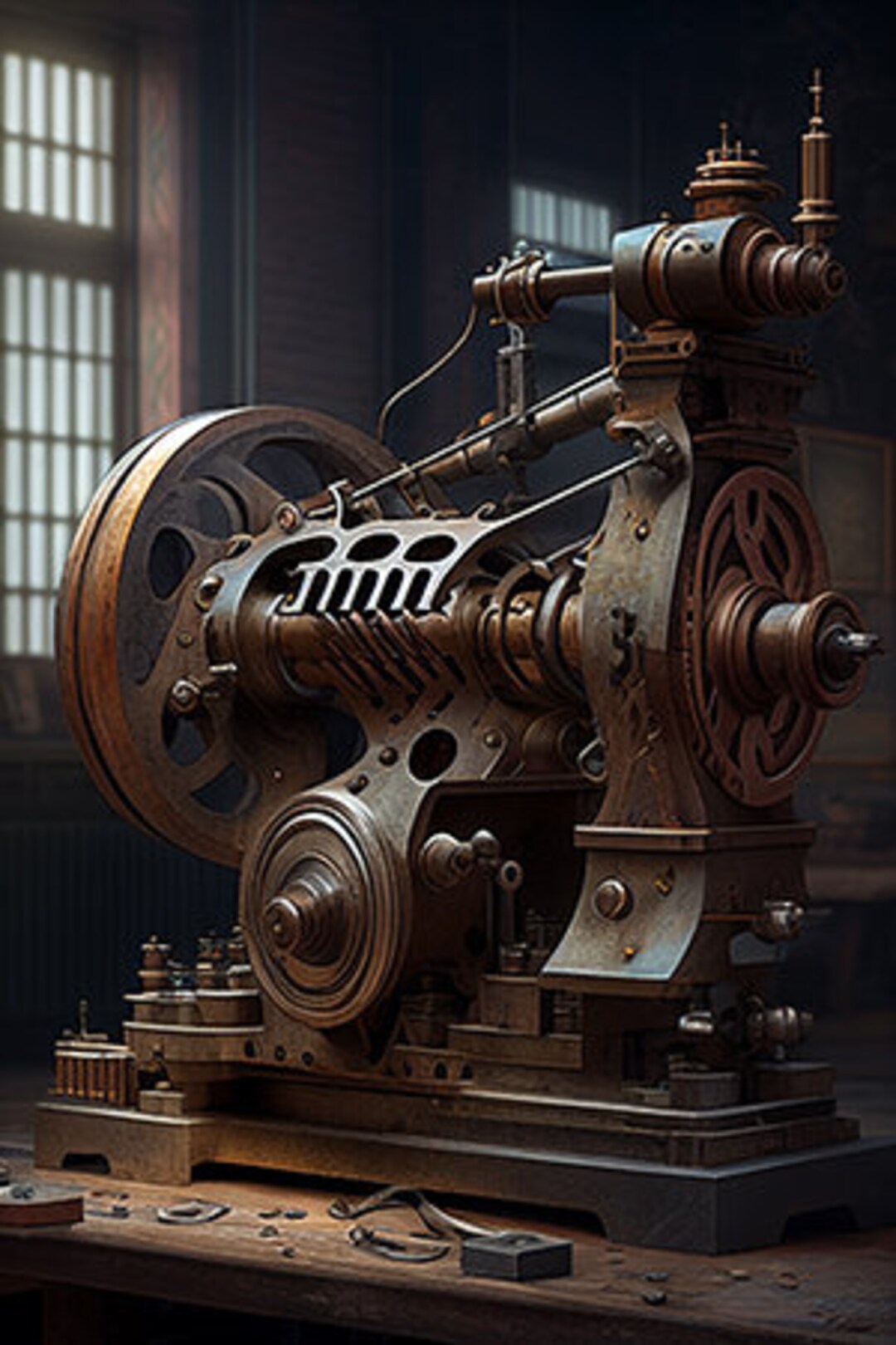 Primitive Lathe Digital Download Poster Art - Etsy